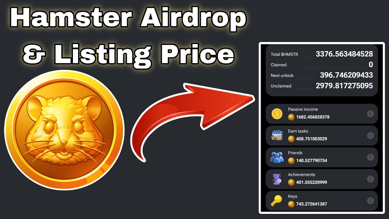Hamster Kombat Airdrop Allocation and Listing Price Prediction - YouTube