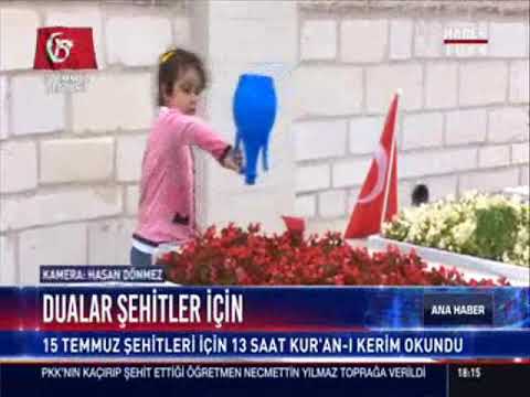 Şehitlere Dua okundu