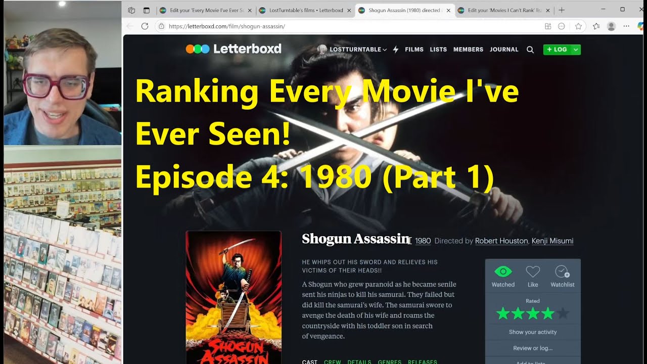 Ranking Every Movie I've Ever Seen! Episode 4: 1980 (Part 1) - YouTube