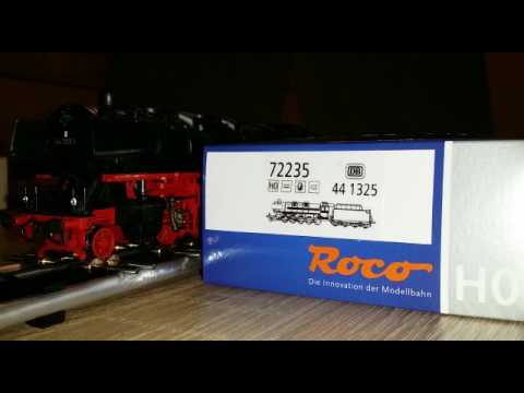 Roco H0 72235 BR44 mit Henning Sound (ZIMO) *ausverkauft* - YouTube