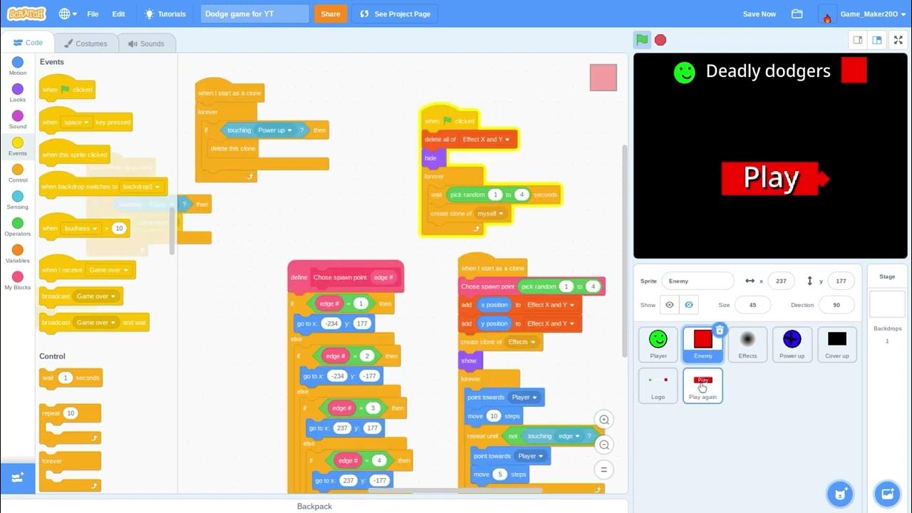 How to make a simple and fun mouse dodging game in scratch! | FINALE EPISODE - YouTube