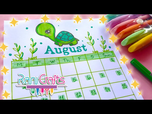 DIY - AUGUST CALENDAR - Bullet Journal, decoration, organization - easy - YouTube diy-august-calendar-bullet-journal-decoration-organization-easy-youtube
