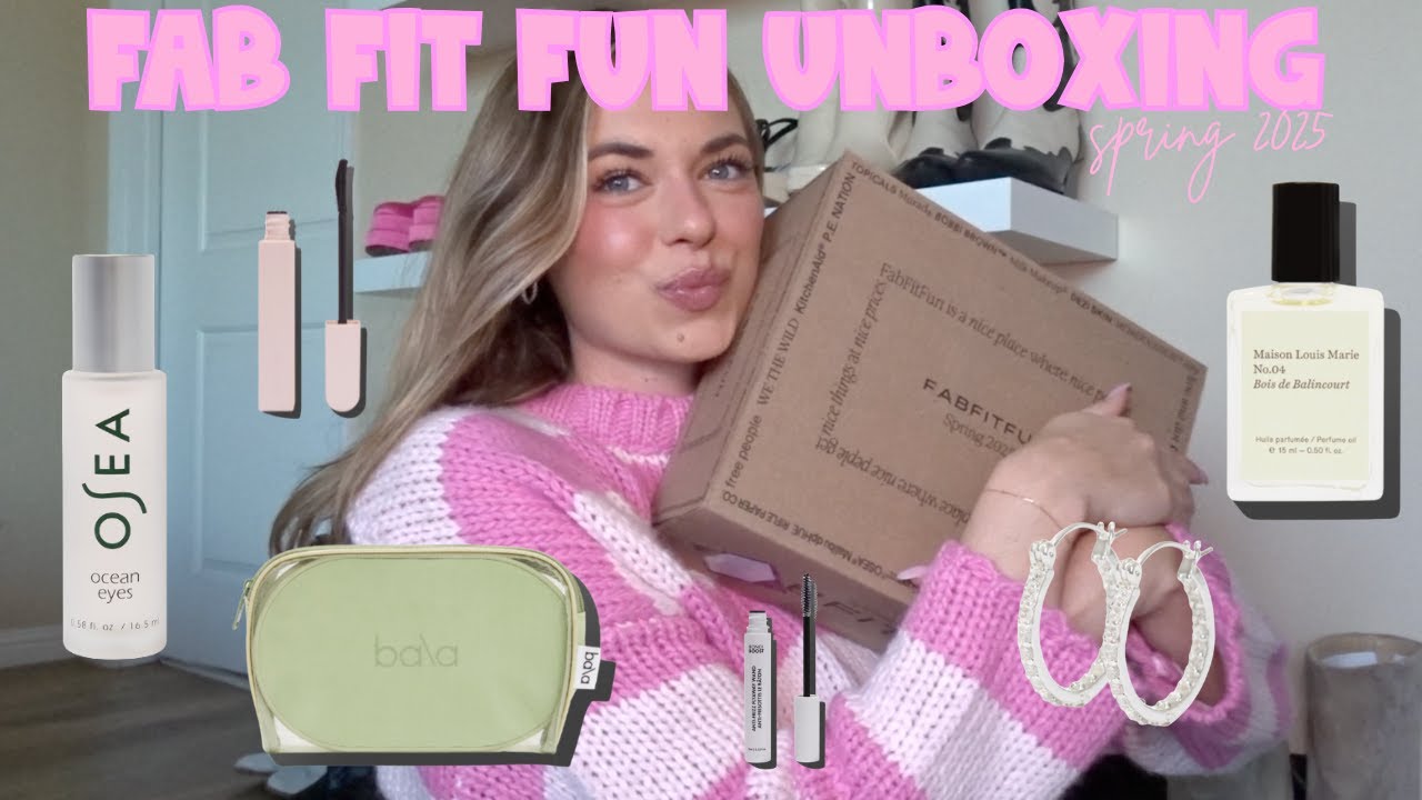 FAB FIT FUN SPRING 2025 UNBOXING + COUPON CODE - YouTube