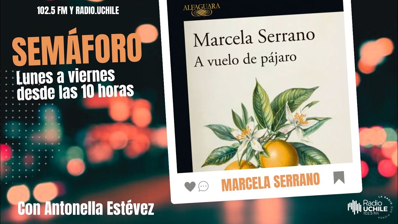 La escritora Marcela Serrano aborda su nuevo libro "A vuelo de pájaro ...