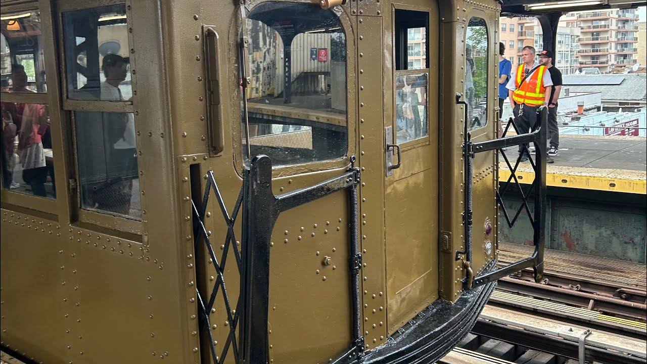 (RARE) Riding the AB Subway car From Kings Hwy to Brighton Beach Rear ...
