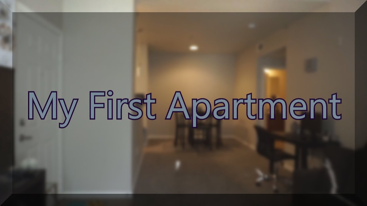 My First Apartment Tour - YouTube