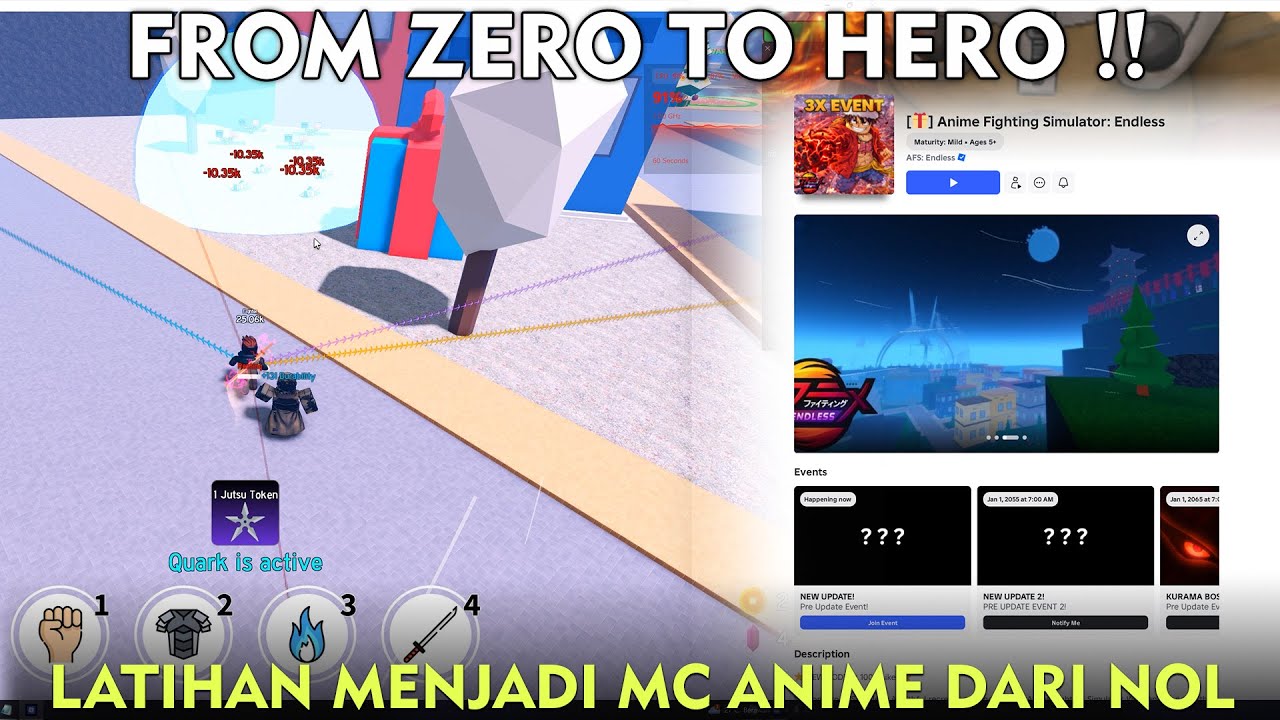 Anime Fighting Simulator Endless | ROBLOX RTX 3060 12GB D6 Test Gaming ...