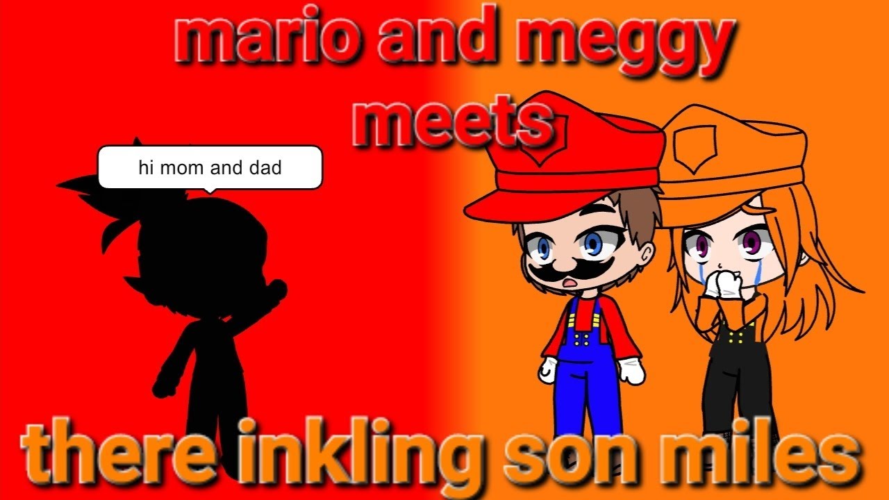 mario and meggy meets there inkling son miles - YouTube