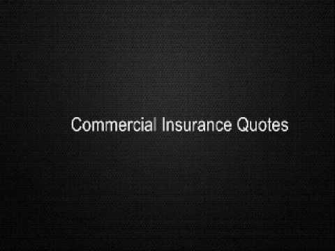 Commercial Insurance Quotes - YouTube