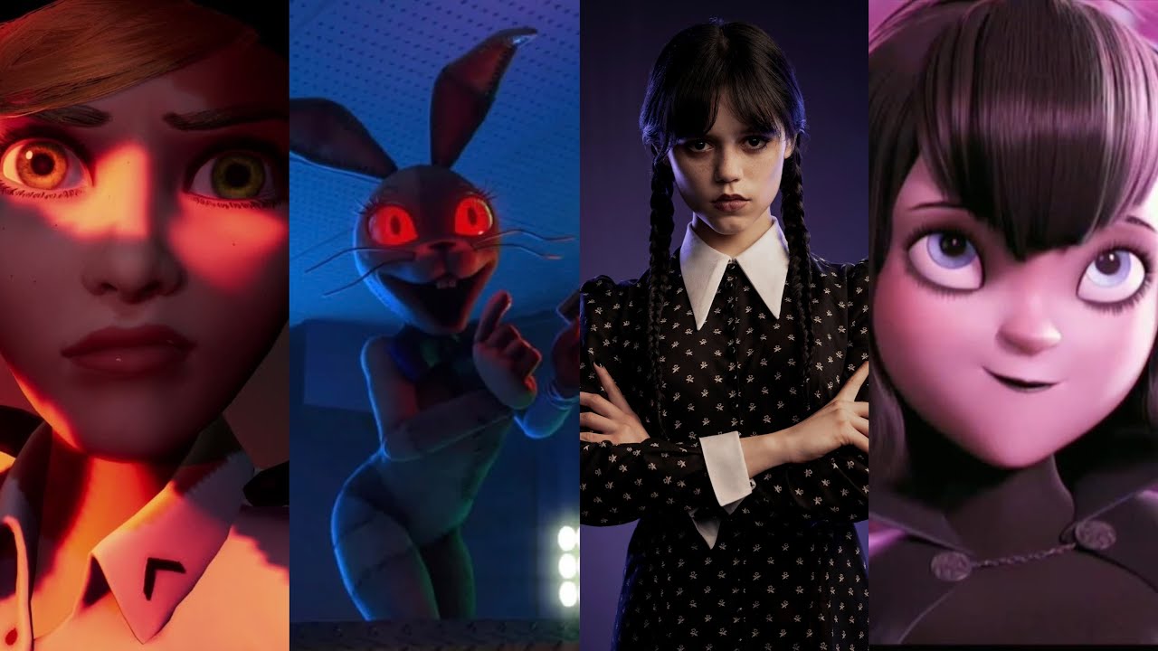 Vanessa/Vanny, Wednesday Addams and Mavis amv - YouTube