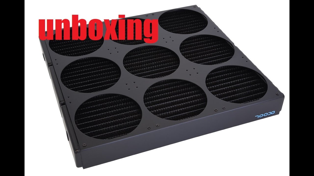 Alphacool NexXxos XT45 Full Copper 1260mm SuperNova Radiator | Unboxing ...