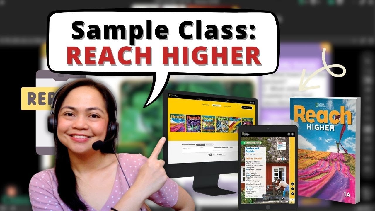 Sample Class | How to Teach REACH HIGHER BOOKS to KIDS! | Private ESL Class via Classin - YouTube
