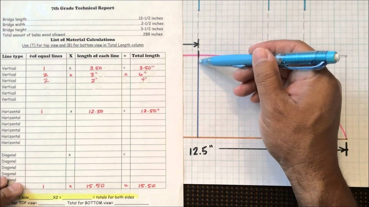 How to measure an Arch bridge side view - YouTube