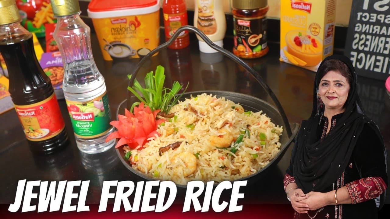 Jewel Fried Rice recipe by Samina Jalil I Fried Rice Restaurant Style # ...