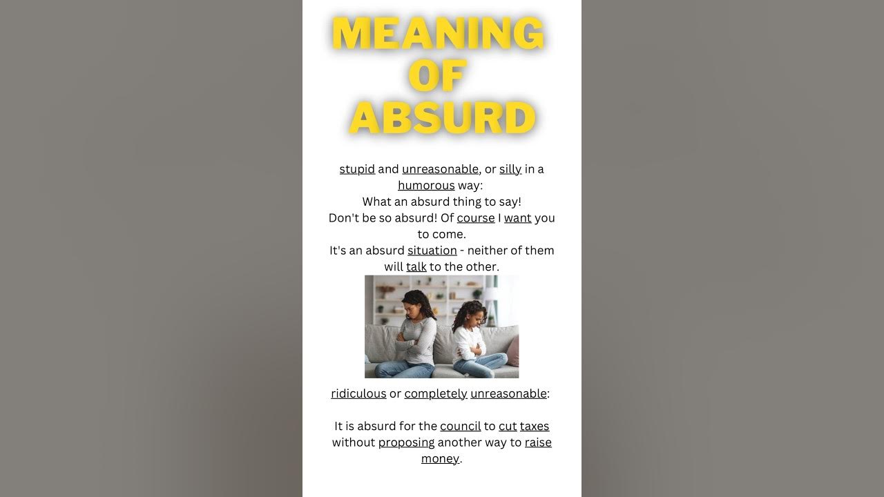 Meaning Of Absurd short viral english trending learning knowledge vocabulary shorts new daily meaning-of-absurd-short-viral-english-trending-learning-knowledge-vocabulary-shorts-new-daily