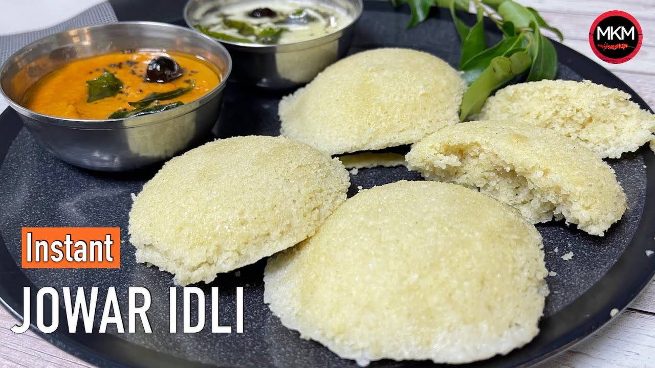 Instant Jowar Idli | 💚Gluten Free Breakfast Recipe | Sorghum Millet ...