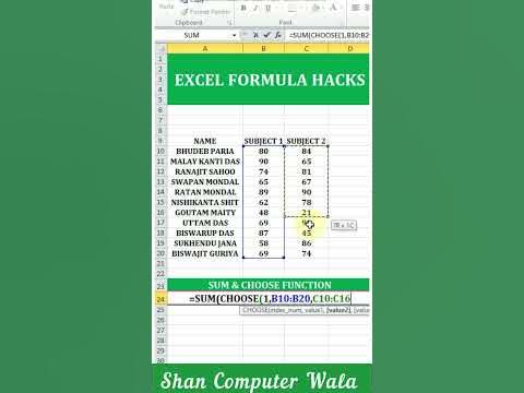 Excel Formula Hacks🔥| Excel Tips and Tricks 💯 #shorts #short #shortvideo #youtubeshorts - YouTube