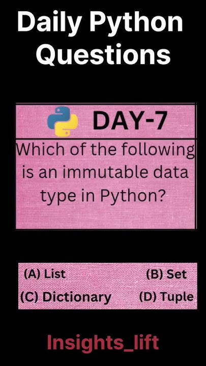 Write your best answer in comment section. #coding#dailyquizanswers #python#learningpython - YouTube