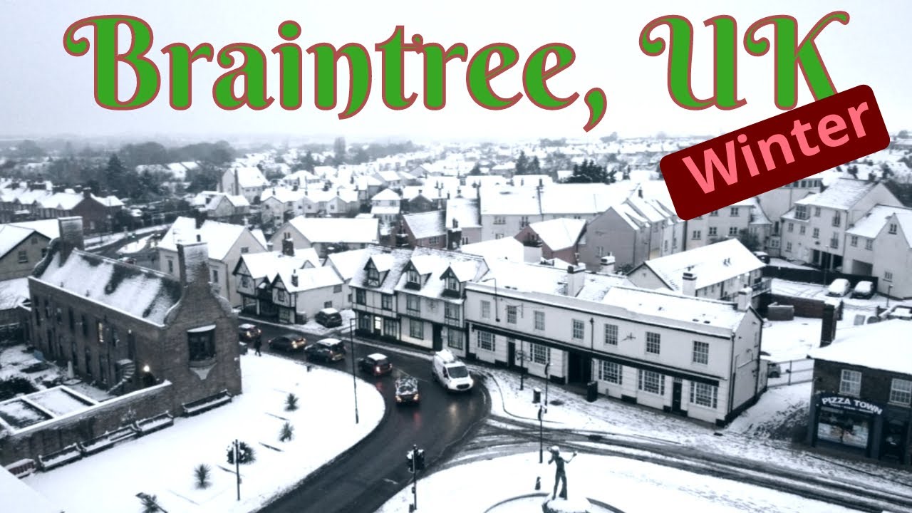BRAINTREE, UK - WINTER SNOW! - YouTube