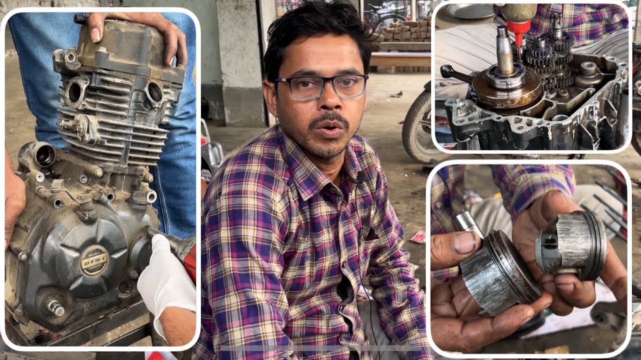 How to bike engine fitting - YouTube