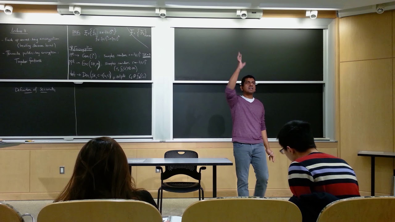 6.875 (Cryptography) L8: Trapdoor Functions - YouTube