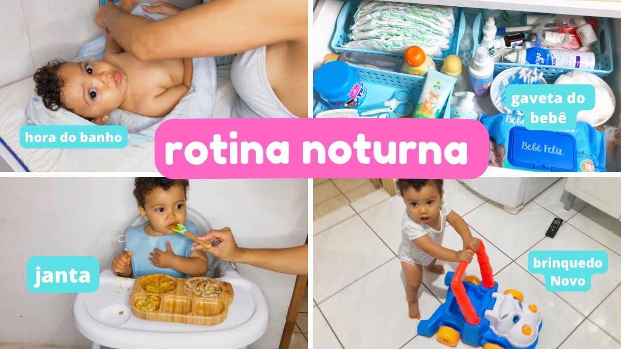 Rotina noturna do bebê | gaveta do bebê - YouTube