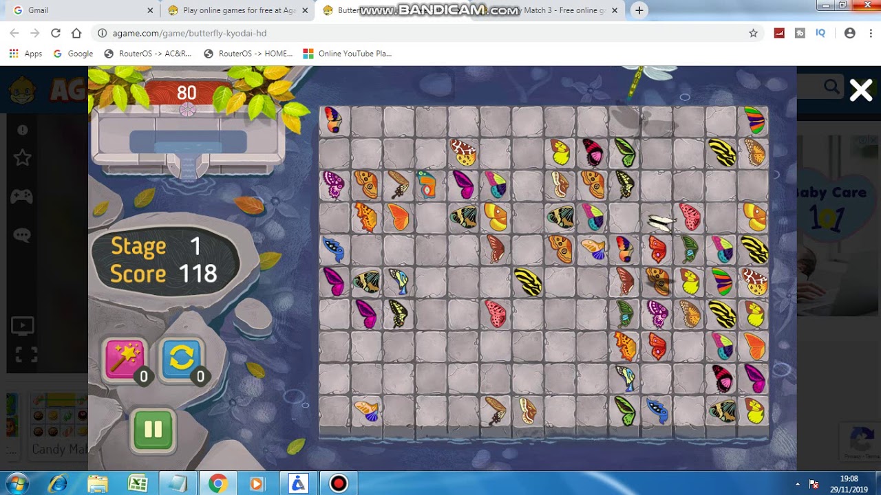 Butterfly Kyodai HD -Agame.com - game T-Series - YouTube