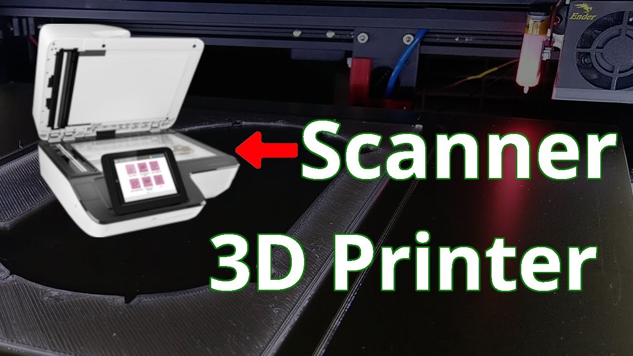 How To Use Your Home Office Scanner For 3D Printing & CAD Fusion 360 ...