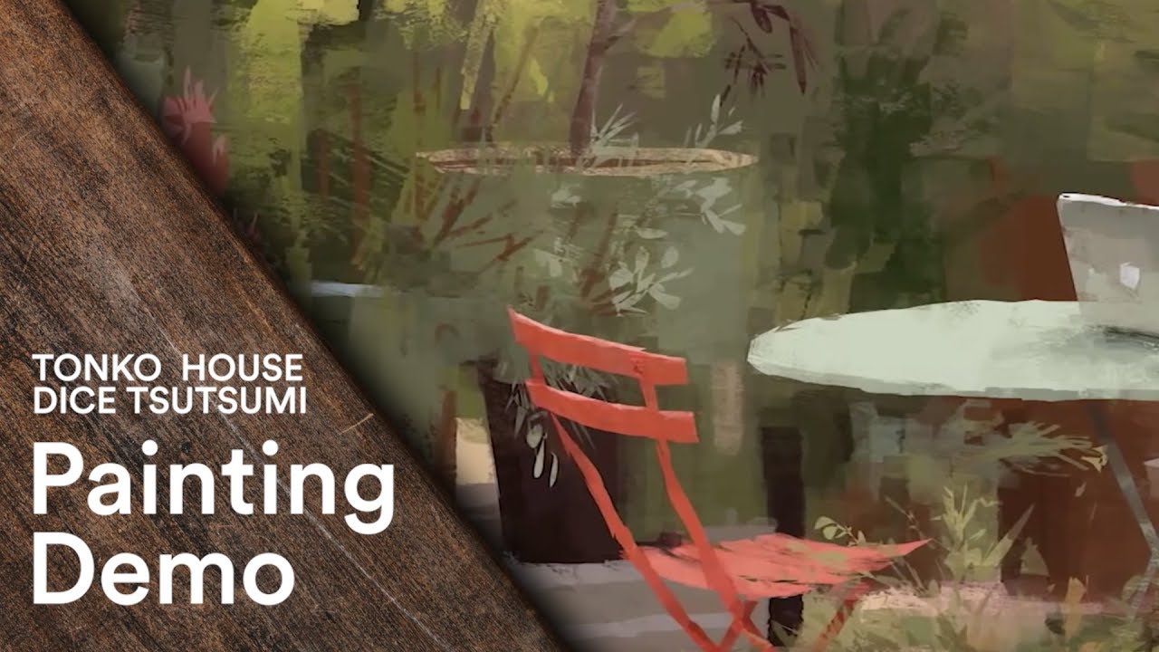 Photoshop: Dice Tsutsumi's Painting Demo - Tonko School (#003) - YouTube