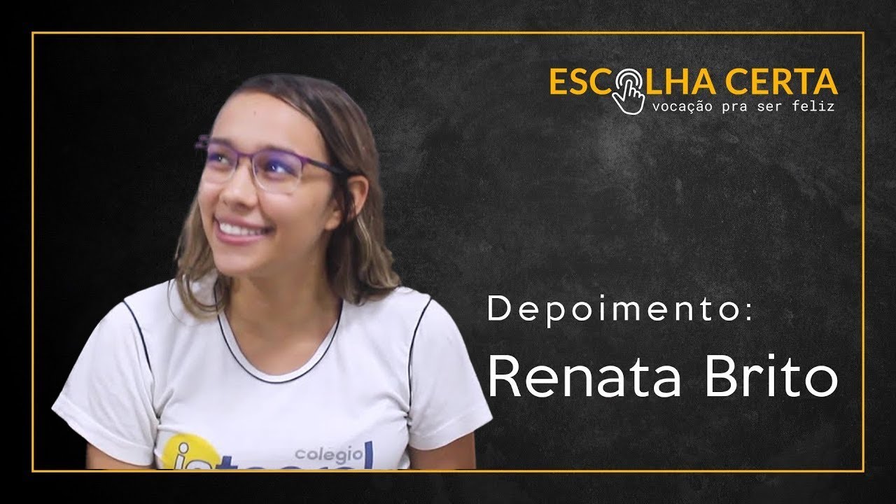 Depoimento - Renata Brito - YouTube