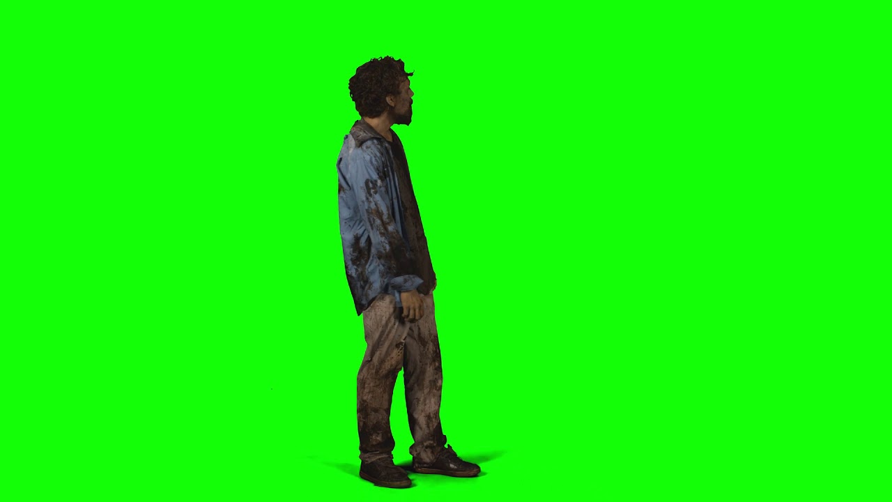 Green screen zombie effect - YouTube