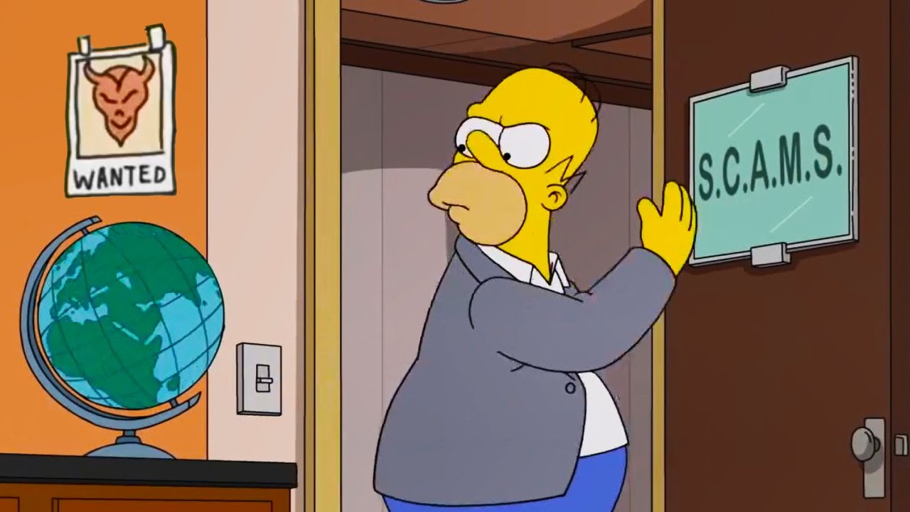 Simpsons - You Got SCAMMED - YouTube
