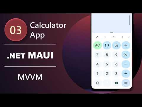 Implement Calculator Functionality Using MVVM - .NET MAUI Calculator App 03 - YouTube