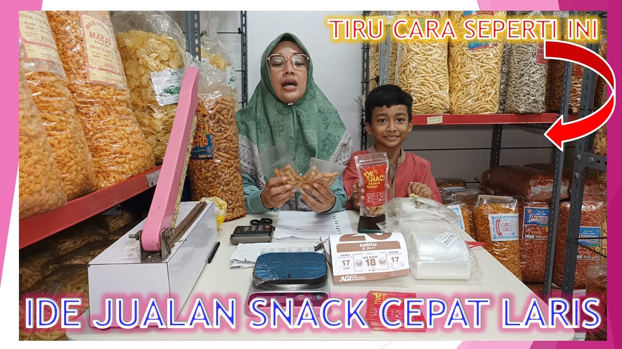 IDE JUALAN SNACK YANG LARIS || PELUANG BISNIS SNACK BASRENG JUAL 2000an ...