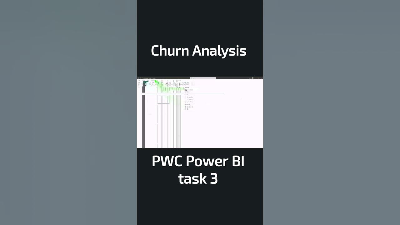 Power BI- PWC Virtual Internship - Churn Analysis Task 3 - YouTube