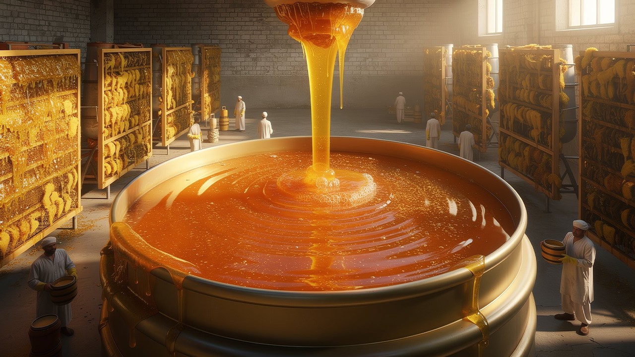How Honey Is Made in Factories | Complete Honey Factory Process - YouTube