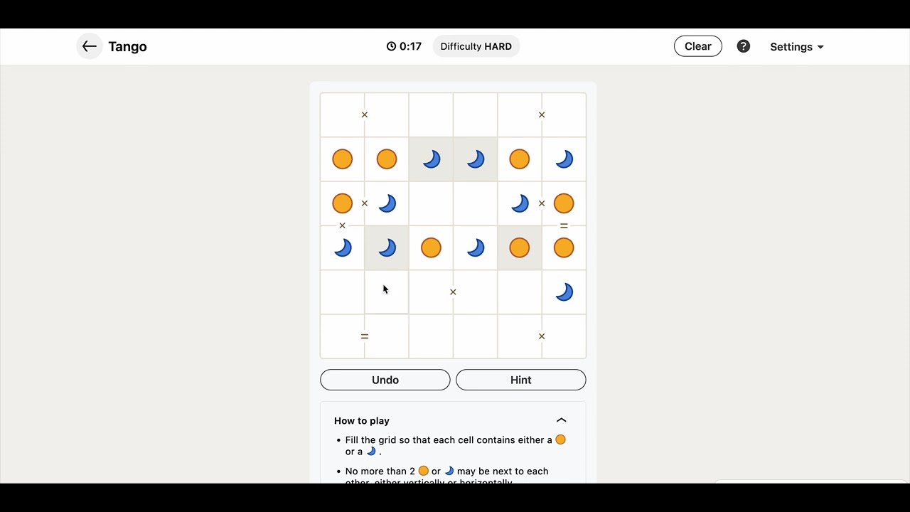 LinkedIn Tango #194 Answer #tango - YouTube