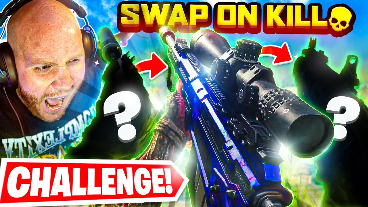 GUN GAME SWAP CHALLENGE IN WARZONE! - YouTube