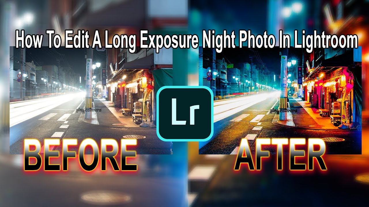 How To Edit A Long Exposure Night Photo In Lightroom Mobile - YouTube