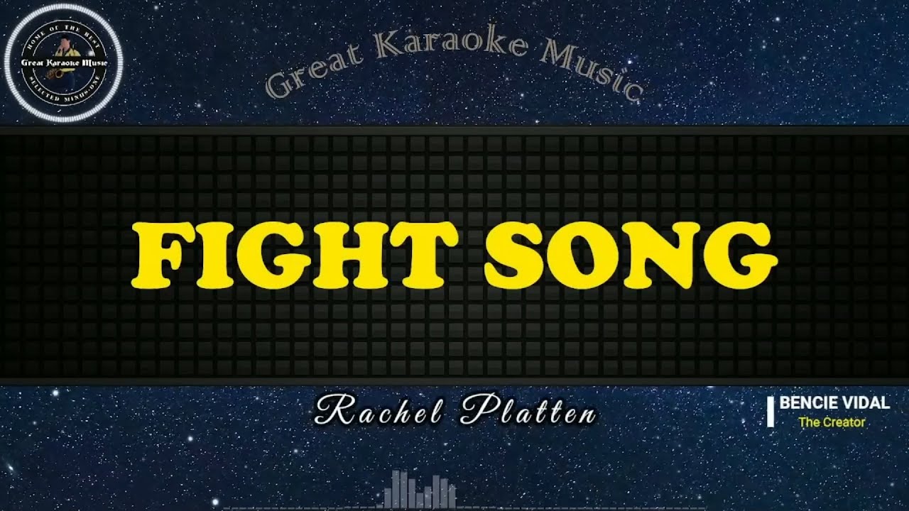 Fight Song (KARAOKE) Rachel Platten - YouTube