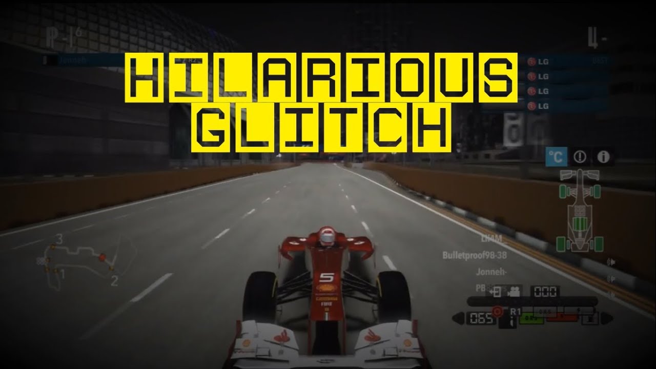 F1 2012 | Hilarious Invisibility Glitch - YouTube