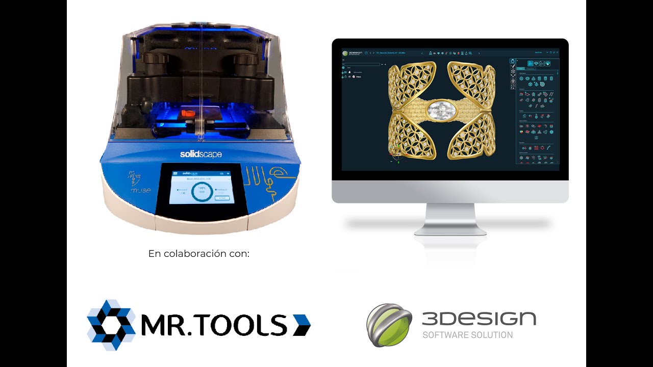 Presentación de la nueva impresora 3D MUSE de Solidscape - YouTube