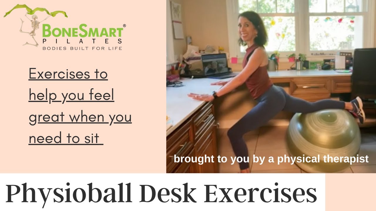 Physioball Desk Exercises - YouTube