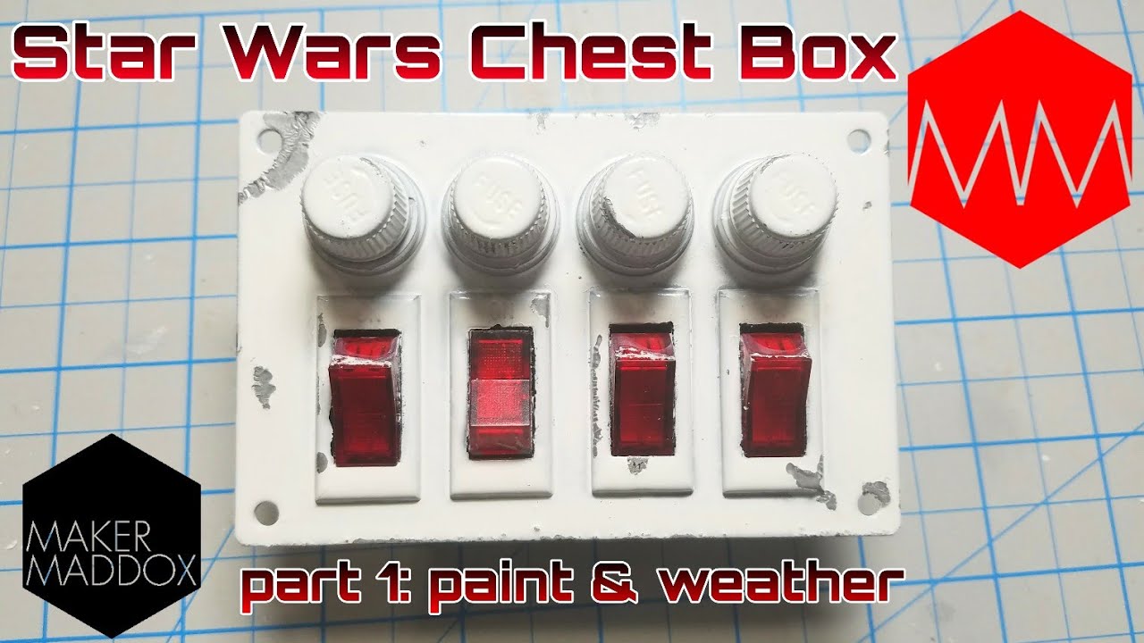Star Wars Chest Box part 1 // cosplay prop // painting & weathering ...