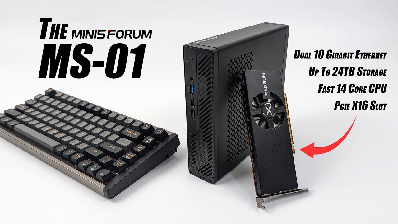 MS-01 First Look, An All-New Ultra Fast Mini PC With GPU Support! Hands ...