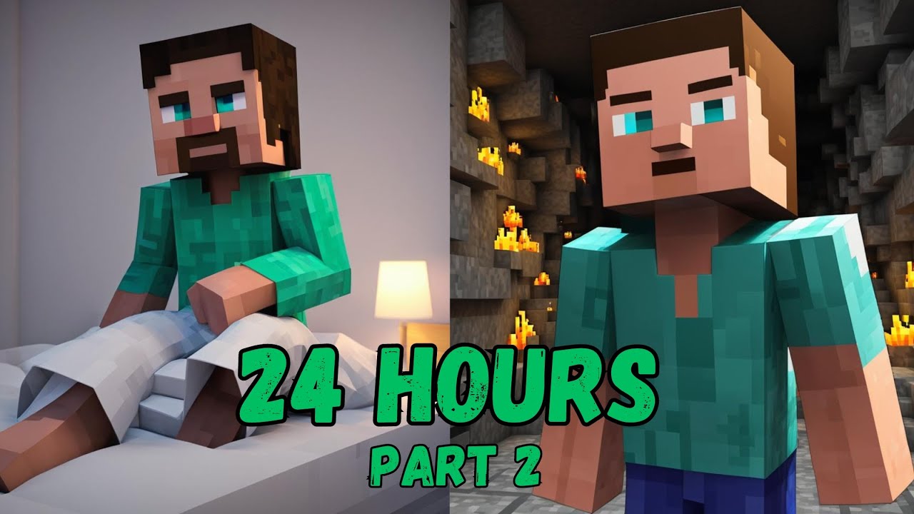 We played Minecraft for 24 hours – Part 2 - YouTube