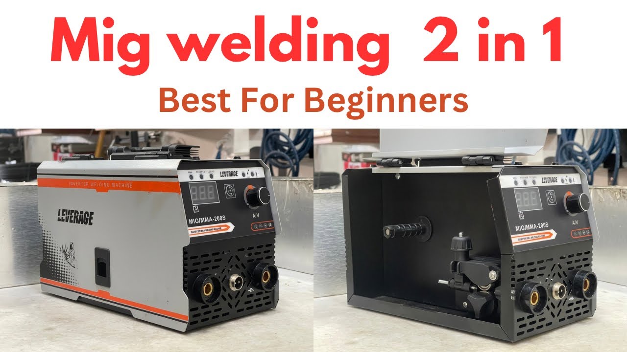 Mini Portable Gas Less Mig Welding Machine| Leverage 2 in 1 MMA- Mig ...