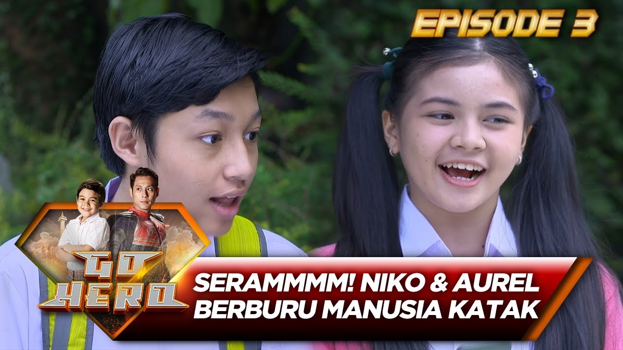 SERAMMM! Niko dan Aurel Berburu Manusia Katak - Go Hero Eps 3 - YouTube