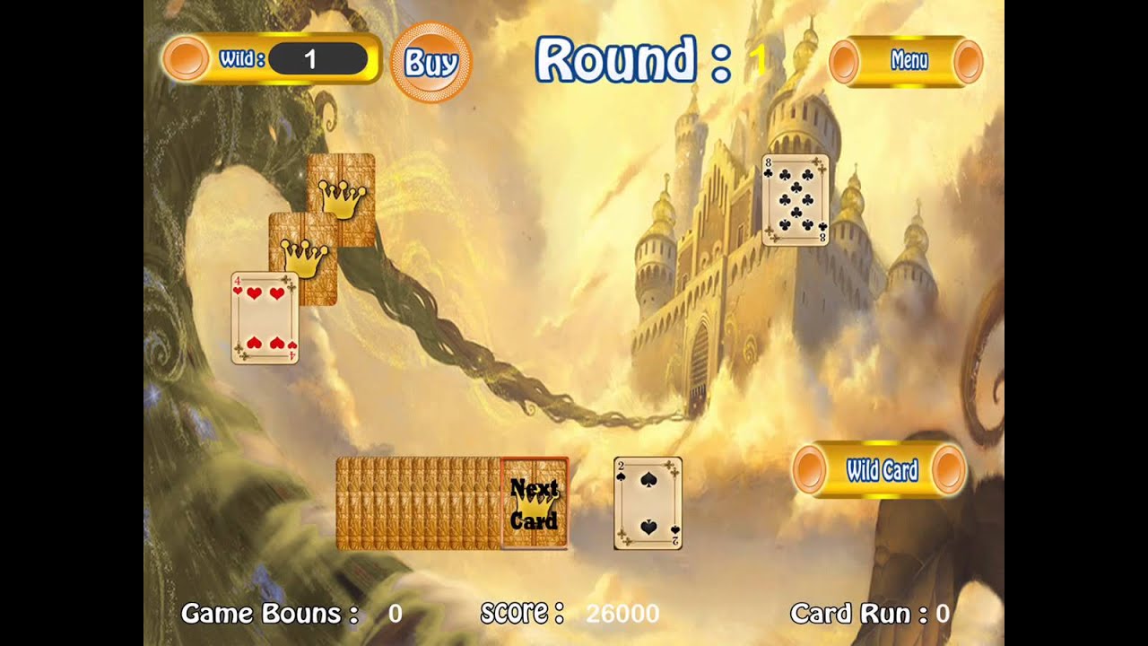 Golden Solitaire Cards Game for Apple iPhone/iPad - YouTube