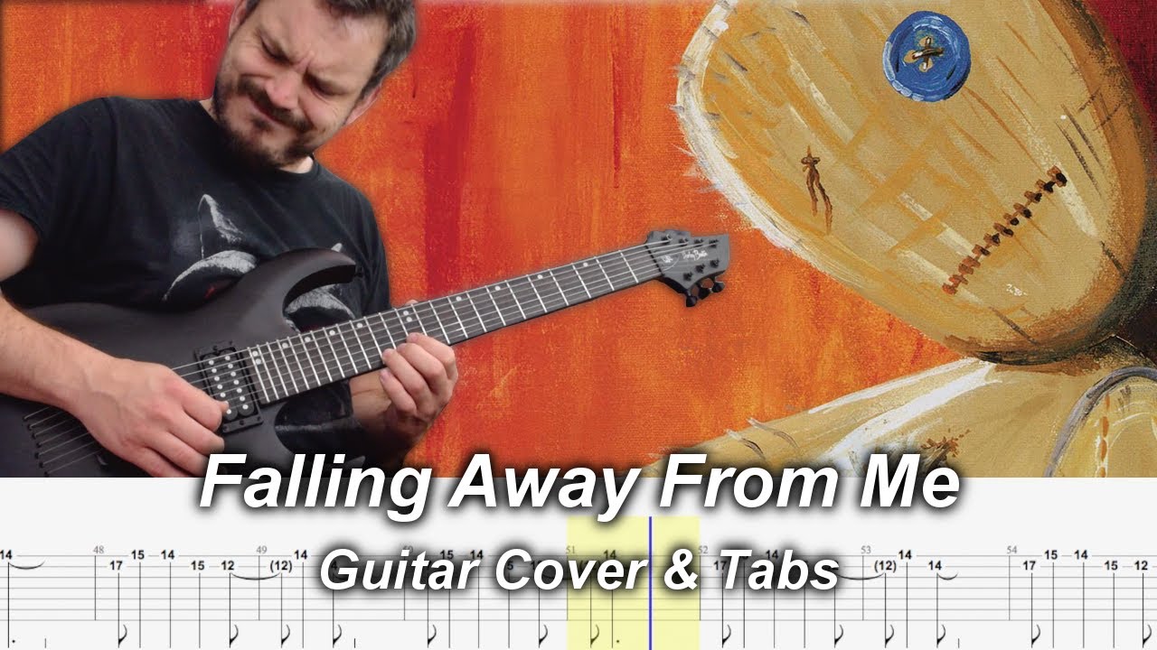 Falling Away From Me - Instrumental Guitar Cover & Tabs - Korn - YouTube